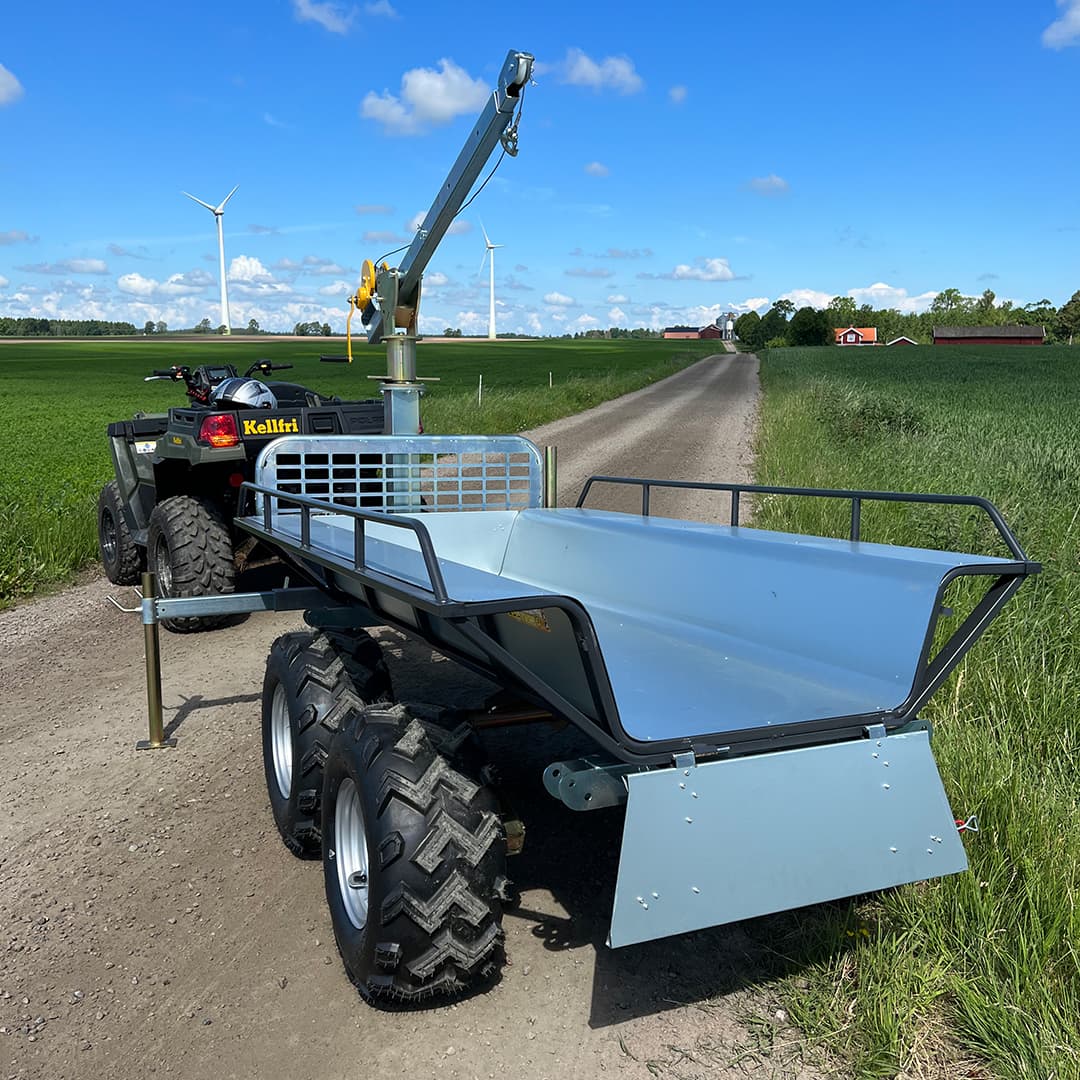 Skogsvagn ATV | Tipp- och skogsvagn från Kellfri | Köp enkelt online